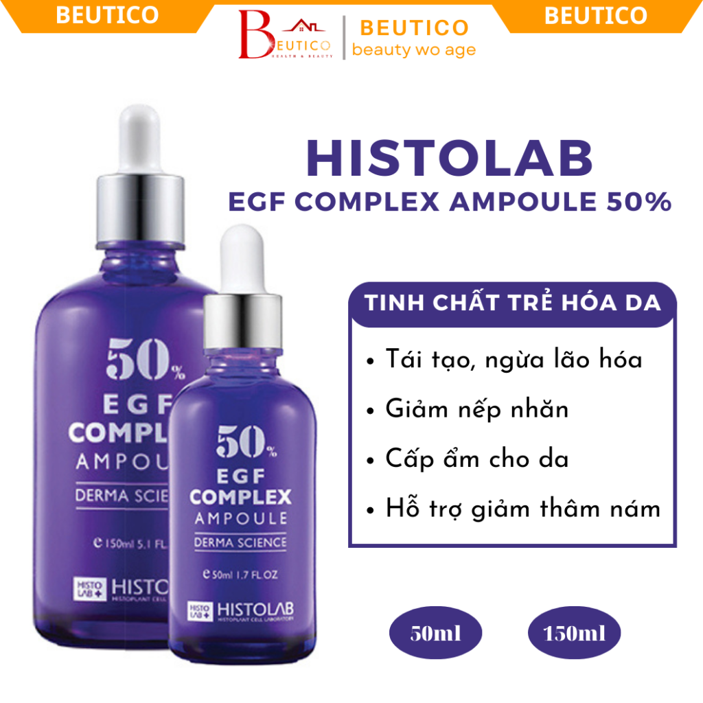 Tinh Chất Trẻ Hóa Da Egf Complex Ampoule 50% Histolab – Beutico